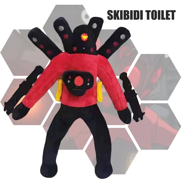 SKIBIDI TOILET PLUSH Hilarious And Soft Stuffed Toy Figure 30cm Height ...