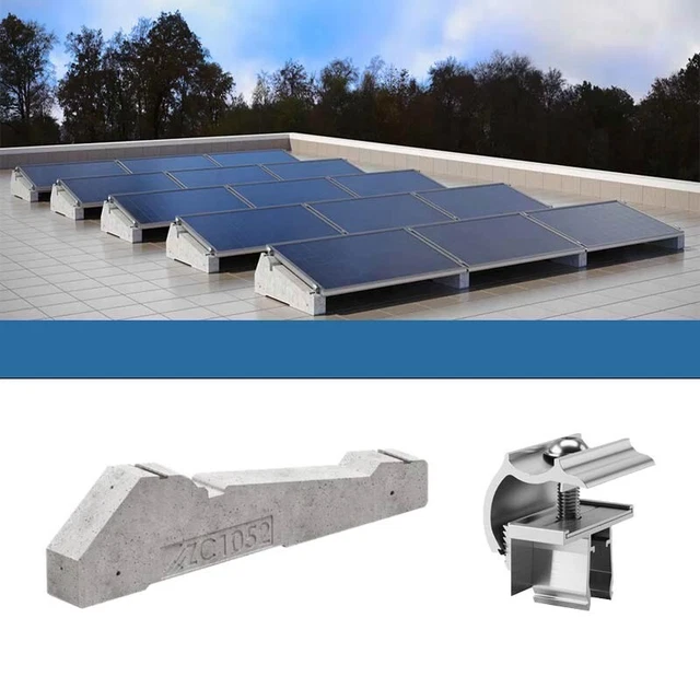 KIT DE FIXATION pour 1 panneau de toiture plate avec lest ...