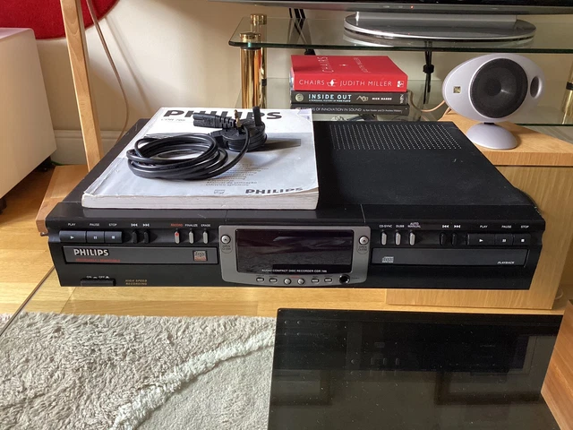 PHILIPS CDR 765 Audio Compact Disc Recorder (No remote) Please Read ...