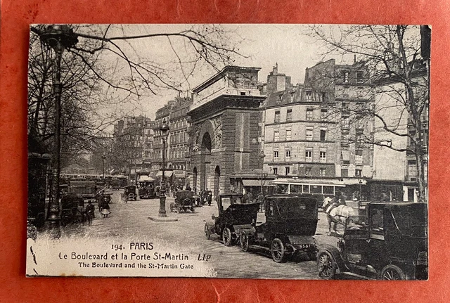 CPA PARIS - Le Boulevard et la Porte St-Martin (1916) EUR 4,50 ... CPA PARIS - Le Boulevard et la Porte St-Martin (1916) EUR 4,50 ...