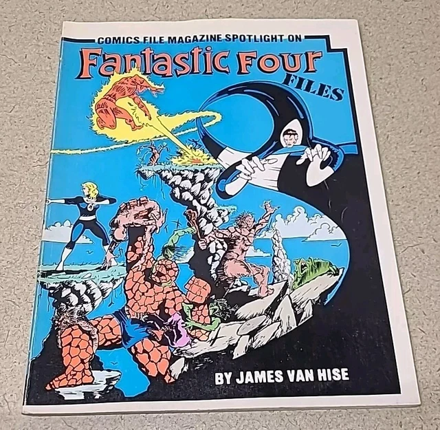 COMICS FILE MAGAZINE Spotlight on Fantastic Four Files 1st Print 1986 ...