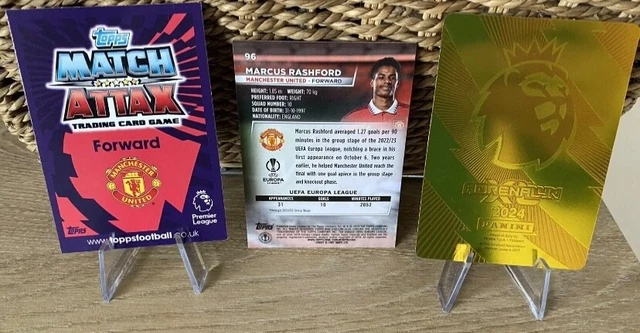 MARCUS RASHFORD GOLDEN BALLER PANINI XL ADRENALYN 2024 & Topps Rookie ...
