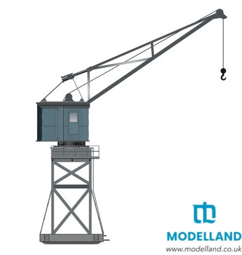 PORT FACILITY - Dockside Crane Card Paper Cut Out Model Kit HMV 3467 ...