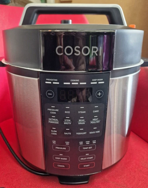 COSORI ELECTRIC PRESSURE Cooker 5.7L 9-in-1 Multi Cooker, Steamer GOOD ...