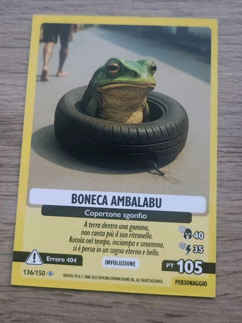 SKIFIDOL ITALIAN BRAINROT Trading Card Game Serie BETA NEU Boneca ...