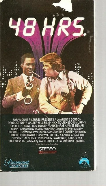 48 HOURS (VHS) Eddie Murphy Nick Nolte £4.54 - PicClick UK