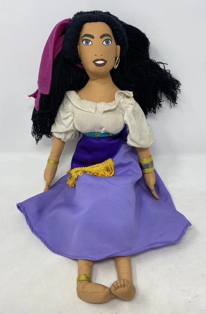 VINTAGE DISNEY THE Hunchback of Notre Dame Esmeralda Doll Plush Soft ...