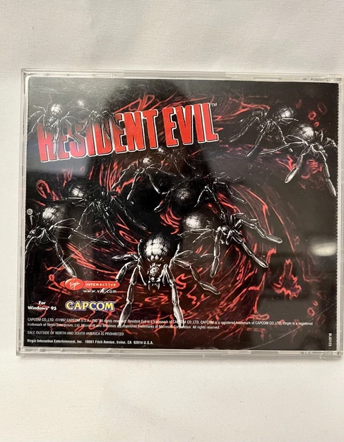 RESIDENT EVIL 1 Virgin Interactive Windows 95 PC Game Mint Disc $80.00 ...