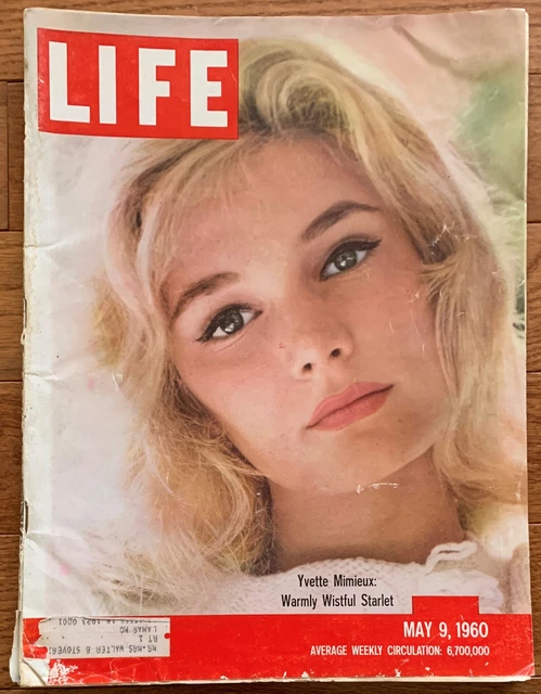 LIFE MAGAZINE YVETTE Mimieux Alan Shepard Art Carney JFK DeGaulle May 9 ...