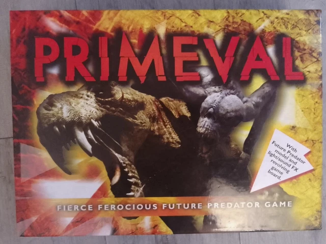 PRIMEVAL-- BOARD GAME-FIERCE Ferocious Future Predator Game By Toy ...
