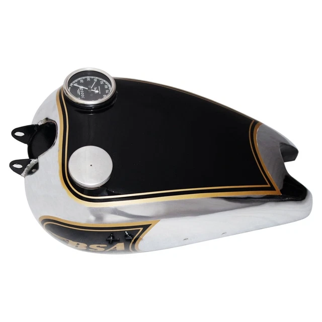 ESSENCE RÉSERVOIR + Casquette Noir et Chrome Avec Réplica Smiths Speedo ...