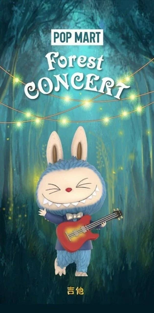 NEW POPMART KASING Lung Labubu The Monster Forest Concert Zimomo Guitar ...