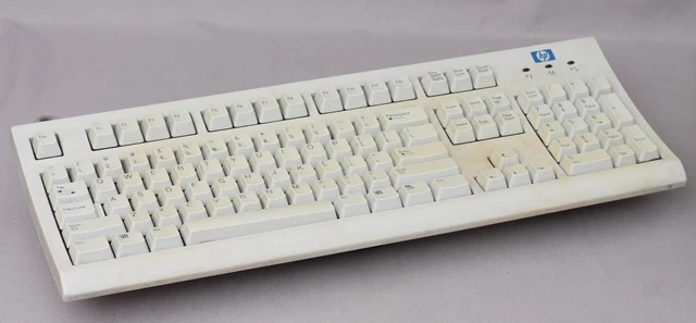 VINTAGE HP HEWLETT Packard PS/2 Wired Keyboard [SK-2502C] $19.95 ...