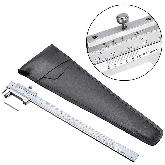 200MM STAINLESS STEEL Parallel Marking Gauge Vernier Caliper W/Carbide ...