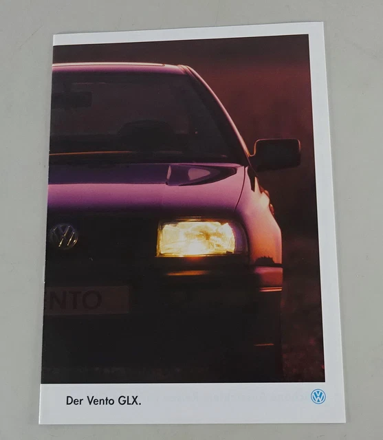 PROSPECTUS / BROCHURE VW Vento GLX De 08/1994 EUR 11,10 - PicClick FR