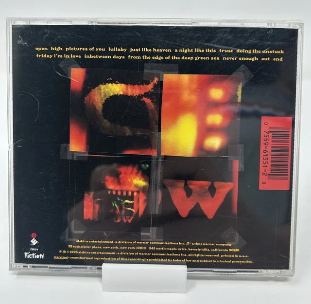 THE CURE SHOW CD Album 1995 Elektra Fiction Good Condition $14.80 ...