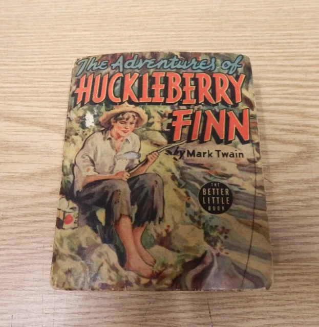 THE ADVENTURES OF Huckleberry Finn Mark Twain 1939 Antiquarisch Little ...