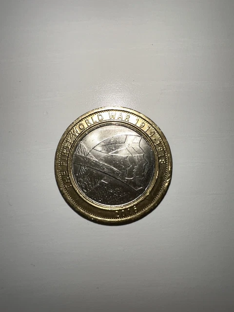 THE FIRST WORLD War Rare 2 Pound Coin 1914 - 1918 2016 edition rare £2 ...