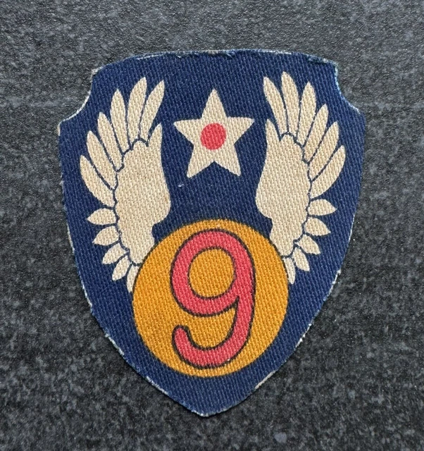 GENUINE WW2 US 9th Air Force British Made Printed Cloth Patch £35.00 - PicClick UK