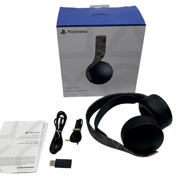 Sony Playstation 5 Pulse 3d Wireless Gaming Headset Gray Camo 73 99