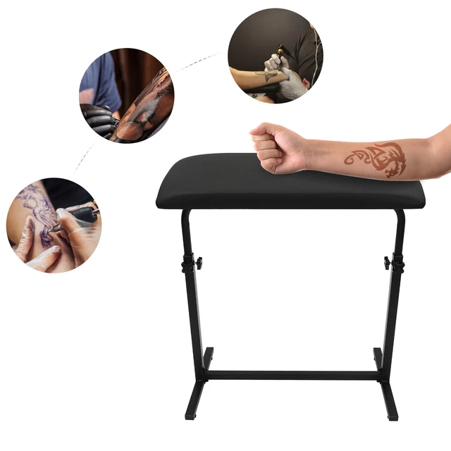 TATTOO ARM LEG Rest Bracket Super Big w/ Adjustable Stand Pad Sponge ...