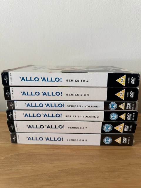 BBC DVD SET Allo' Allo' The Complete Collection Series 1-9 PG 16 Discs ...