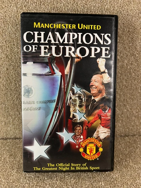 VHS VIDEO TAPE - Manchester United - Champions Of Europe 1999 £3.00 ...