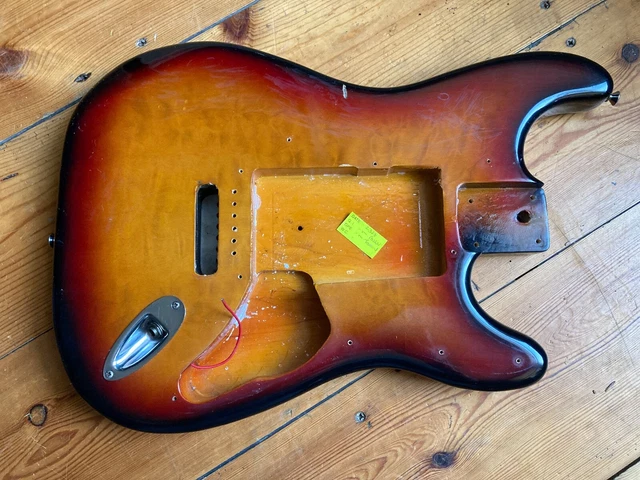 VINTAGE (BRAND) STRATOCASTER Electric Guitar Body Circa 1990s Korea £49 ...