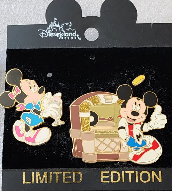 DISNEY DISNEYLAND MICKEY Minnie Jukebox Coin Flip Milkshake Vintage50s ...