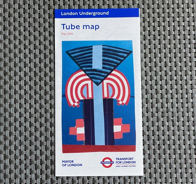 LONDON UNDERGROUND TUBE Map May 2020 £2.00 - PicClick UK