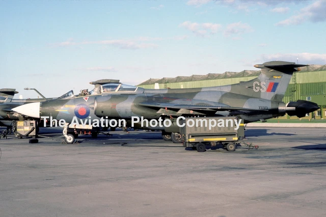 RAF 208 SQUADRON Blackburn Buccaneer S.2 XX901/GS (1985) Photograph £1. ...