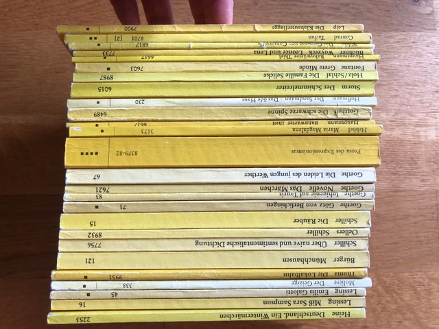 BÜCHERPAKET RECLAM-HEFTE (GOETHE, Schiller, Lessing, Heine, Wilde ...