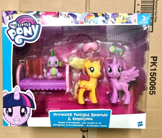 MY LITTLE PONY Princess Twilight Sparkle and Applejack Figure Set £24. ...
