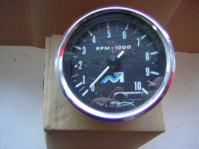 TRIUMPH REV COUNTER Genuine Smiths "Wiggly Worm" T160 and twins '76 ...