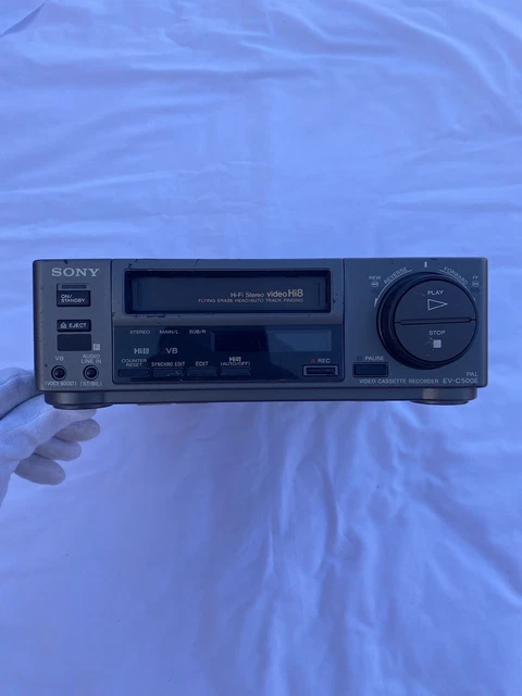SONY EV-C500E HI8 HiFi Stereo Video8 8mm Player Recorder -POWERS ON ...