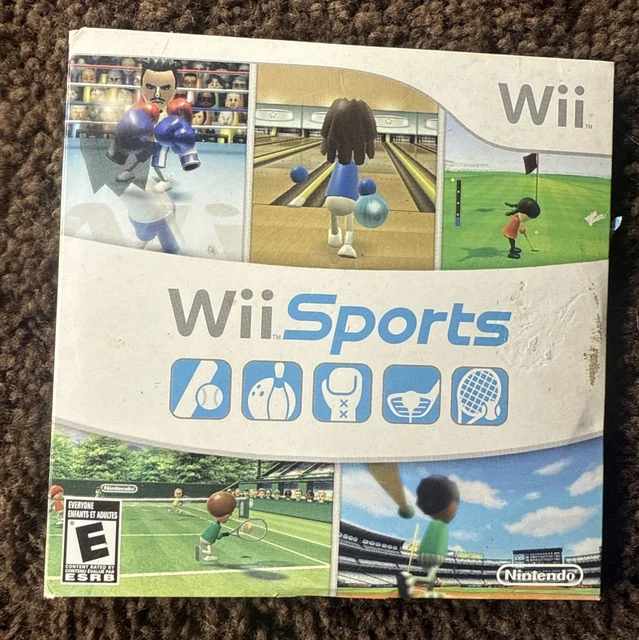 WII SPORTS NINTENDO Wii 2006 Complete With manual insert Near MINT Disc ...