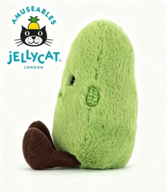 JELLYCAT SOYELLA EDAMAME Bean plush toy 13cm Tags+Brand New With Dust ...