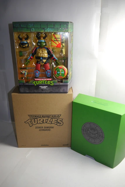 TEENAGE MUTANT NINJA Turtles Ultimates Leo Le Sewer Samouraï 18 CM ...