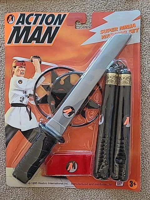 VINTAGE ACTION MAN SUPER Ninja Warrior Set Hasbro £12.50 - PicClick UK