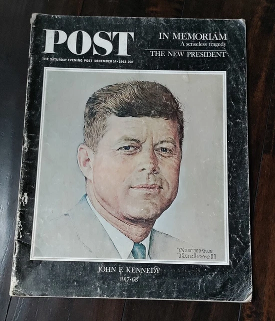 JOHN F. KENNEDY In Memoriam POST Magazine December 14, 1963 £9.27 ...