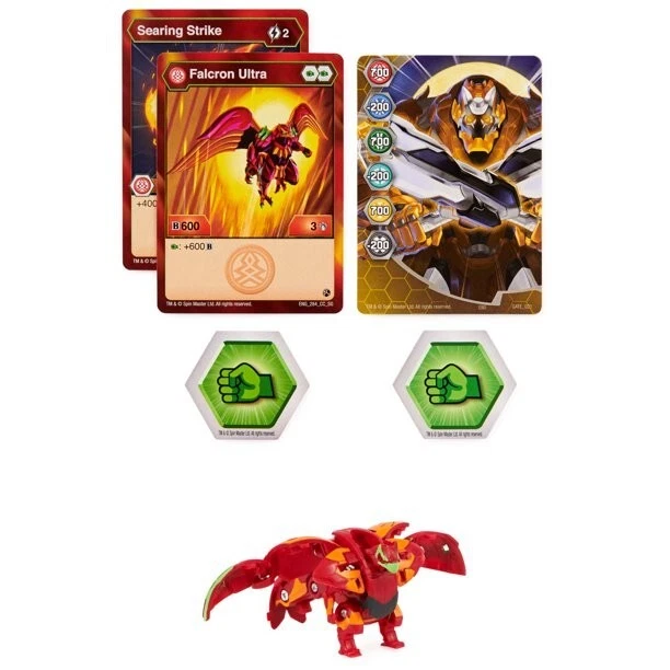 BAKUGAN ULTRA, FALCRON, 3-inch Tall Geogan Rising Collectible Action ...
