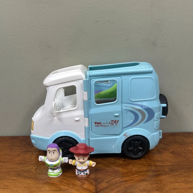 MATTEL TOY STORY Little People RV Camper With 2 Figures, Buzz & Jessie ...