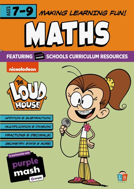 THE LOUD HOUSE Maths, Ages: 7-9 Education Book - Purple Mash NEW £6.99 ...