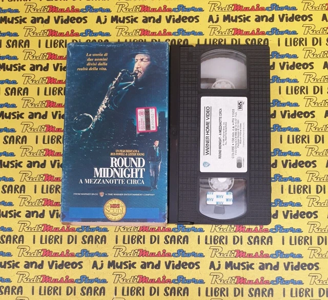 VHS CARTONATA ROUND MIDNIGHT A MEZZANOTTE CIRCA 1994 WARNER MINI SCUDI ...