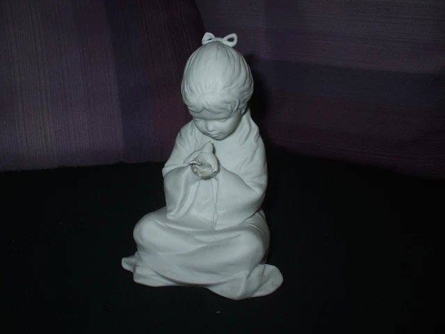 KAISER PORZELLAN FIGUR Mädchen mit Vogel EUR 34,90 - PicClick DE