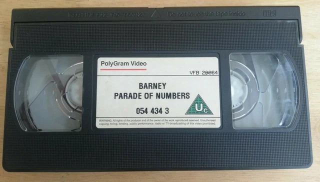 BARNEY'S PARADE OF Numbers VHS Video - Tape Only EUR 9,41 - PicClick IT