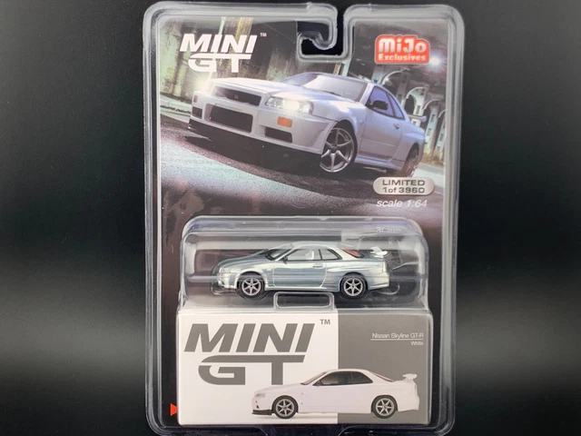MINI GT NISSAN SKYLINE GT-R R34 V-Spec N1 Bianco MGT00397 1/64 CHASE ...