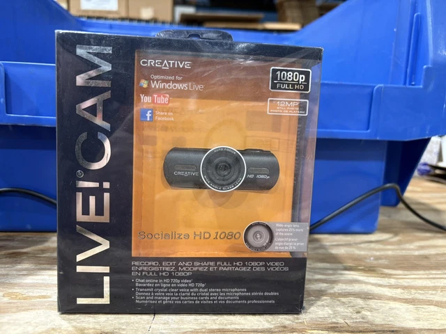 CREATIVE VF0880 LIVE! Cam Sync 1080p V2 Full HD Wide-Angle USB Webcam ...