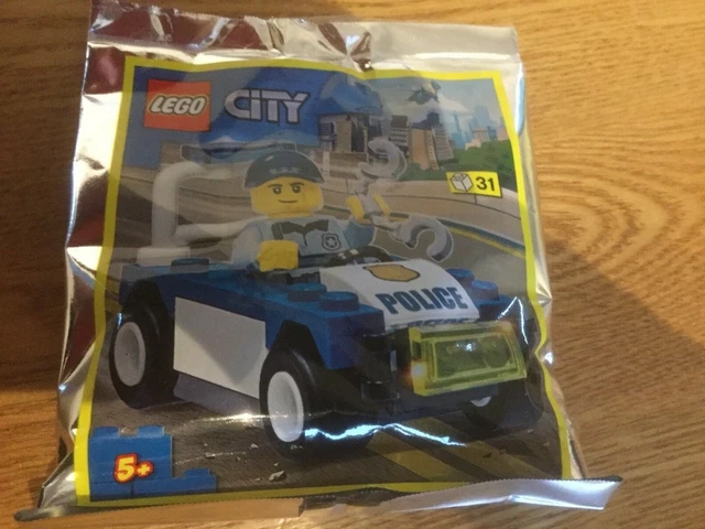 LEGO CITY : Ensemble polybags figurine de policier et voiture de police ...