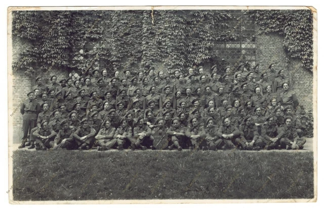 WW2 PHOTO 6TH Battalion Royal Welch Fusiliers soldiers 53rd Welsh ...